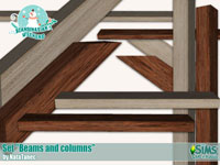 Corporation "SimsStroy": The Sims 4. Set Beams.
