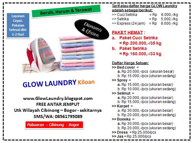 Harga & Cara Order Paket Bulanan Laundry Kiloan Murah dengan Fasilitas ...