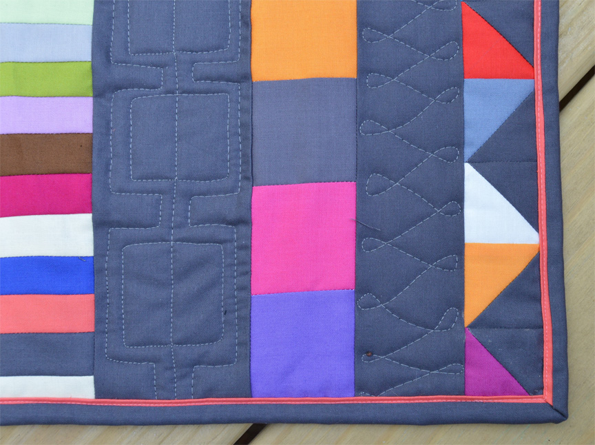 Inspired by Fabric: Paint Chip Mini Quilt Tutorial