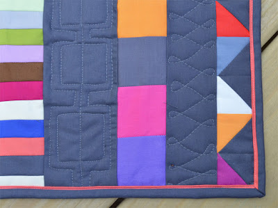Inspired by Fabric: Paint Chip Mini Quilt Tutorial
