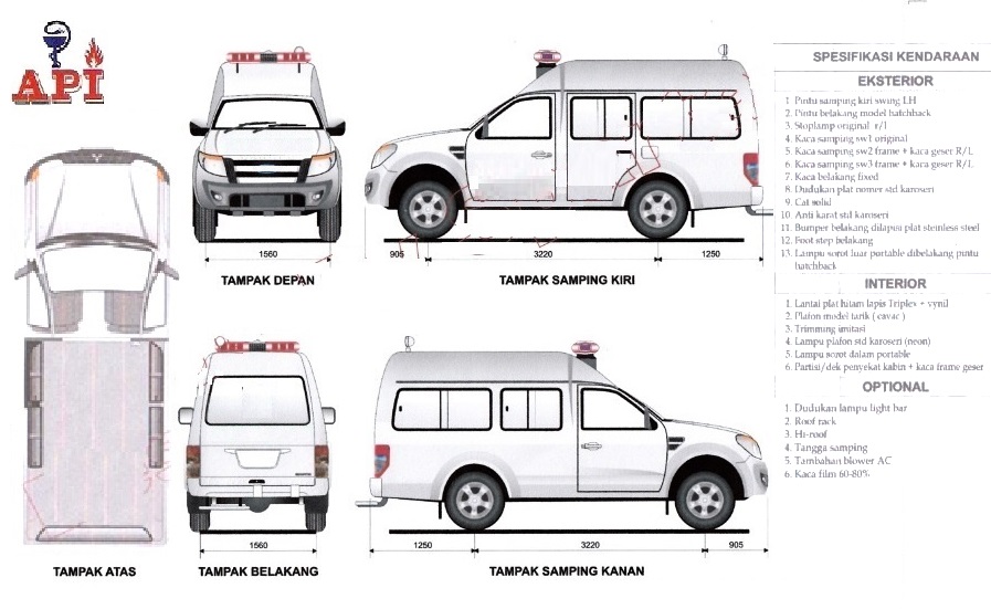 Ambulance 4x4 Mitsubishi Strada Triton ~ MODIFIKASI DAN KAROSERI AMBULANCE