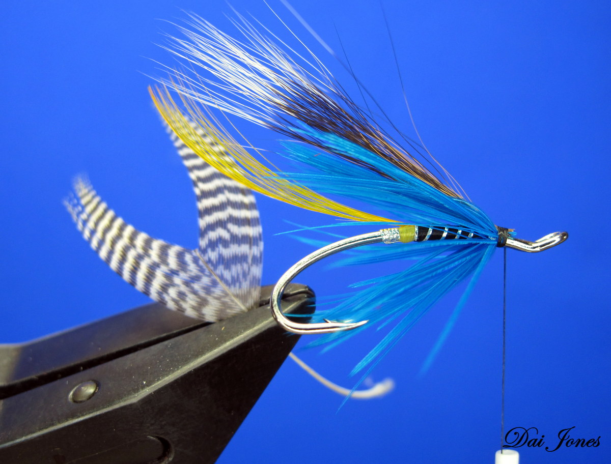 Flies step by step: Blue Charm, step by step.