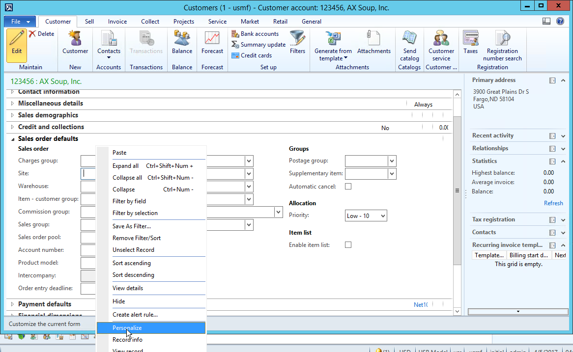 AX Soup: AX Word of the Week: FastTab