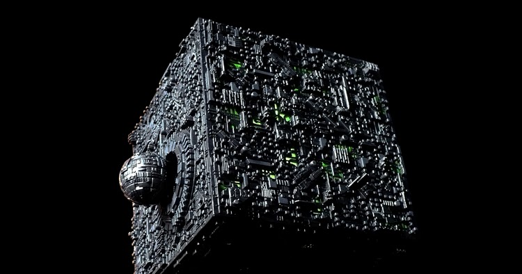 The Great Canadian Model Builders Web Page!: Borg Cube And Sphere From ...