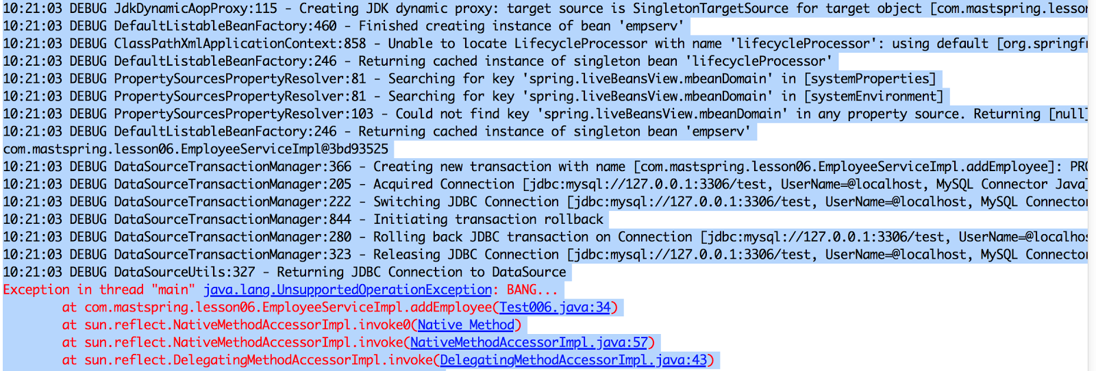 Mastering Spring Framework 3.0 (With Examples): Lesson 06 - Spring ...