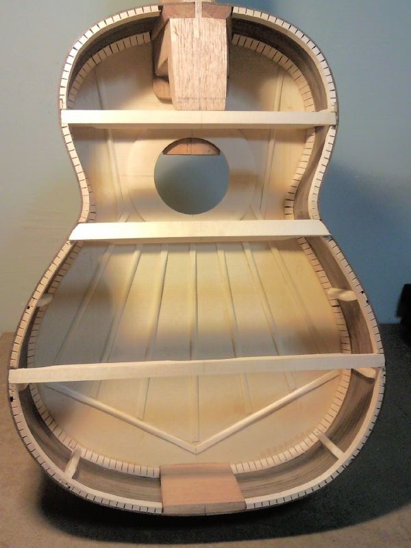 Sen's Guitar Making Blog: Back struts