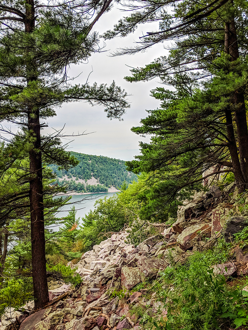 Balanced Rock Trail at Devil's Lake State Park
