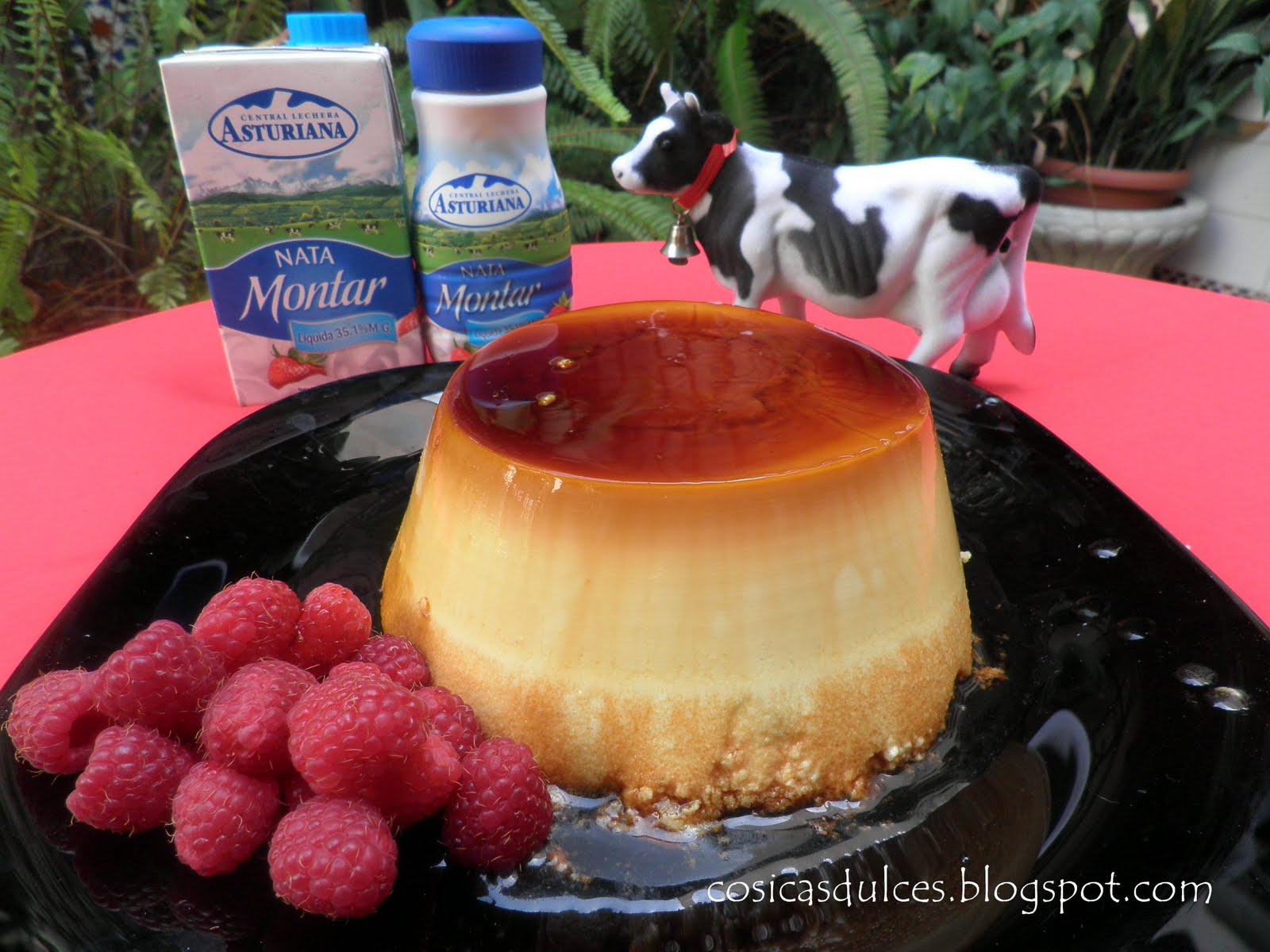 Flan de nata - Cosicas dulces...y alguna salada