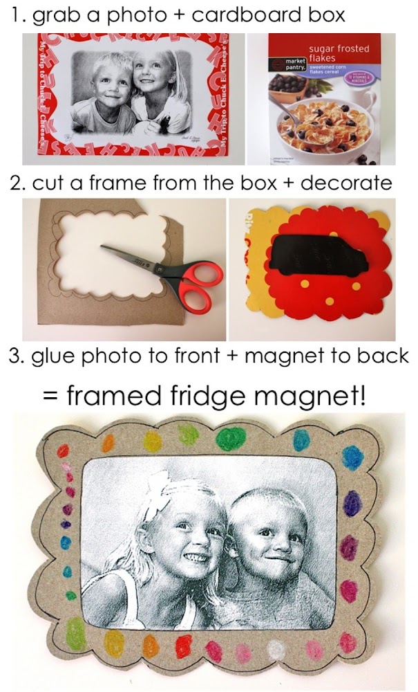 framed fridge magnet - MADE EVERYDAY