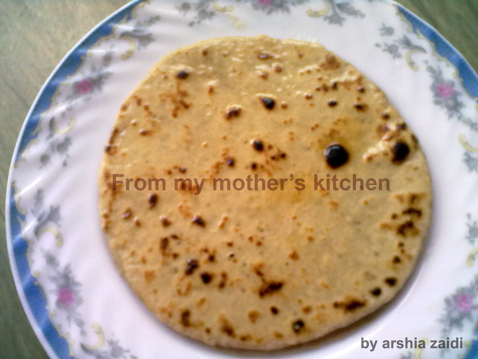 From My Mother's Kitchen: Break fast - Meethi Roti(sweet Bread)