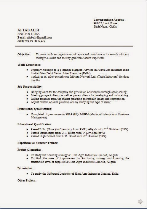 format of biodata for student