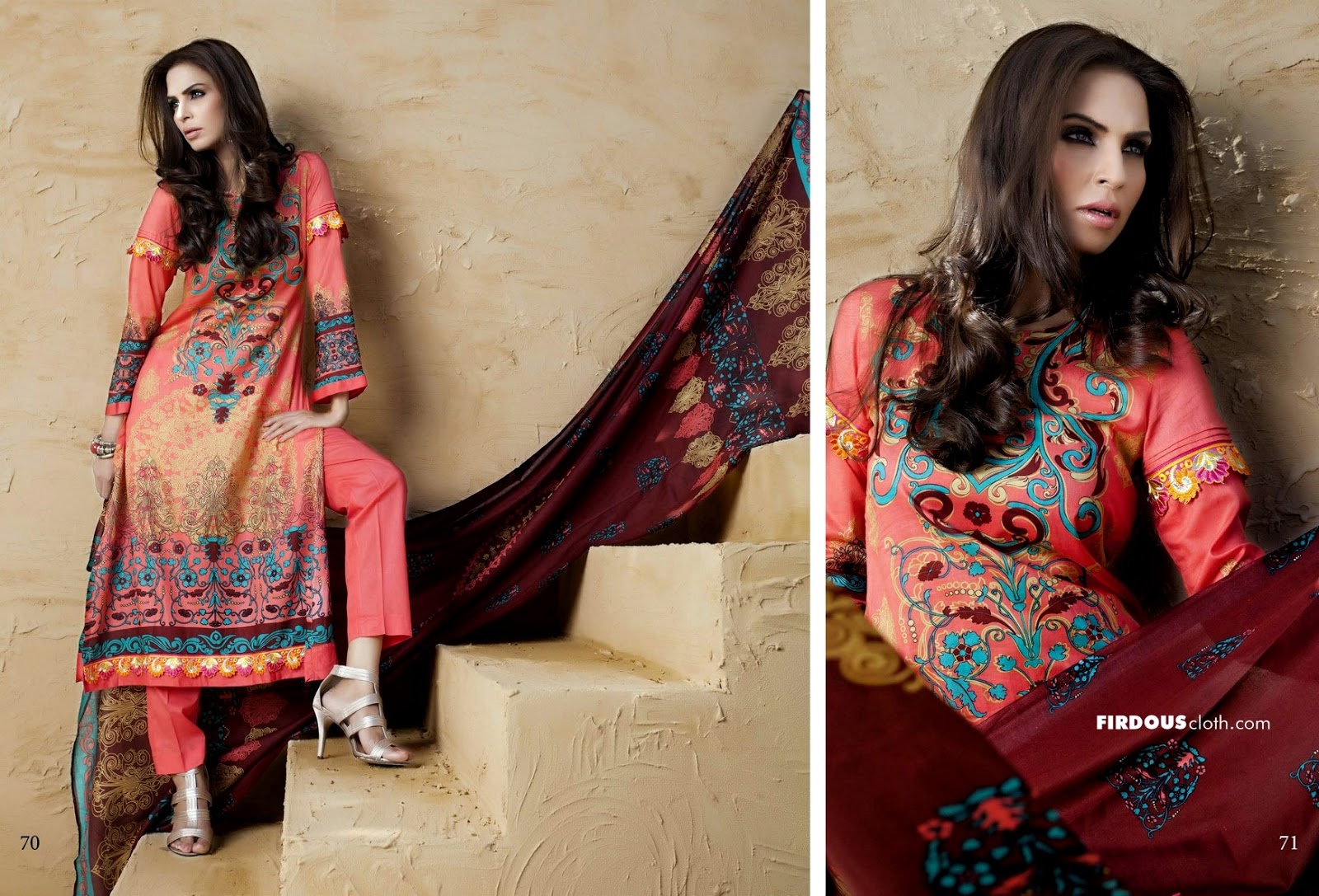 New Firdous Lawn Designs 2013-2014 | Exclusive Firdous Lawn Collection ...