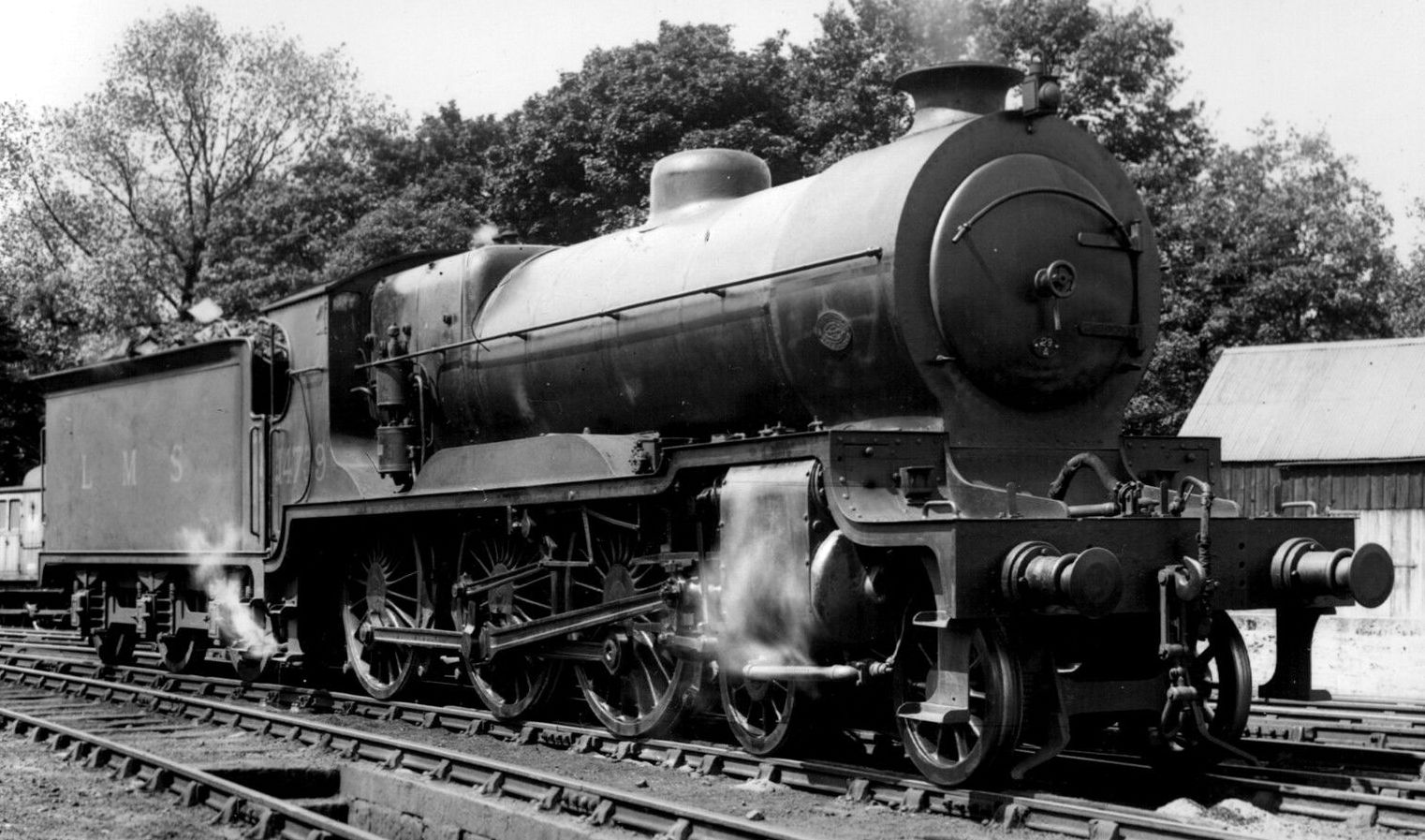Tour Scotland: Old Photograph Steam Train Blair Atholl Scotland