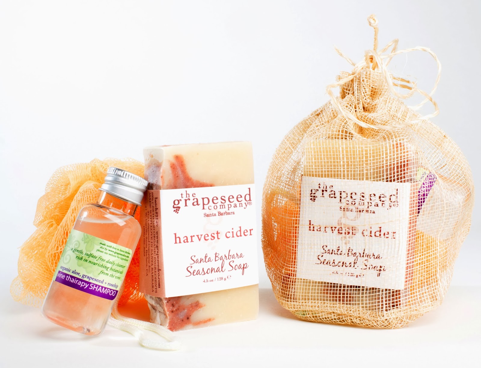 green skin care: NEW: Santa Barbara seasonal organic soaps + gift sets