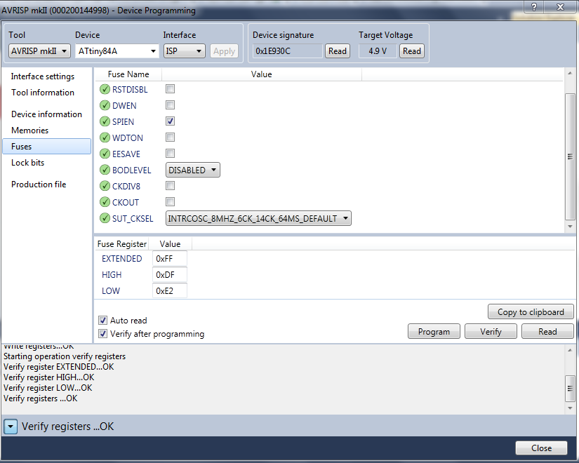 Ben's Notes: Issues with the AVRISP