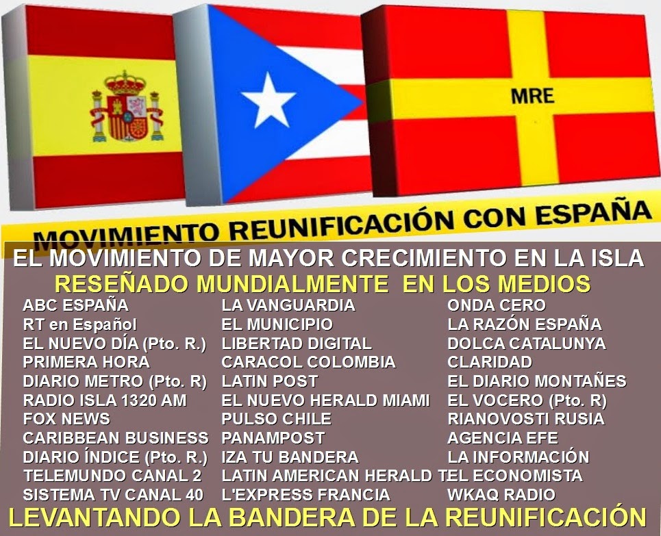 Movimiento de Reunificación de Puerto Rico y España: GRACIAS AL TRABAJO ...