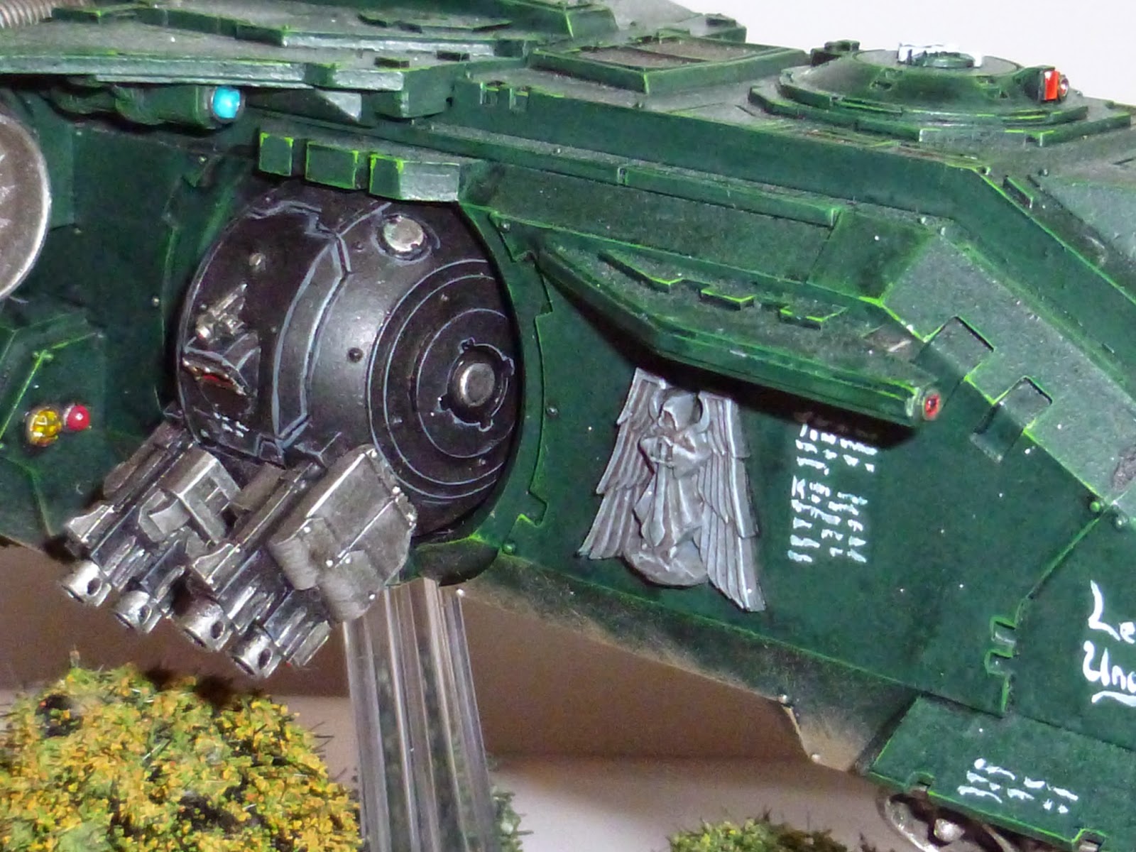 Index Astartes: Dark Angels Fire Raptor commission finished