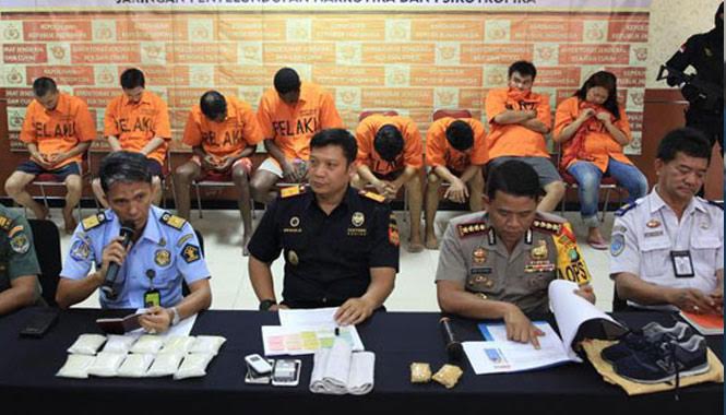 Photos: Nine facing death sentences in Indonesia as authorities ...