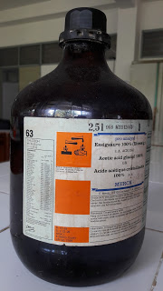 CARA MEMBUAT LARUTAN ASAM ASETAT 40 % | JAGAD KIMIA