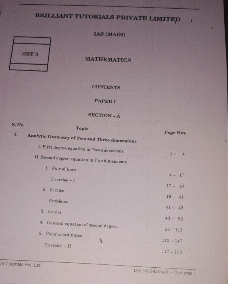 UPSC IAS Coaching Class Notes and Books (Xerox Copy): Brilliant ...
