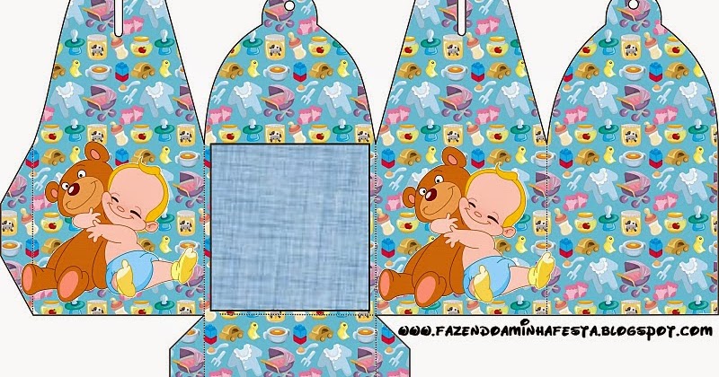 Blondie Baby with Teddy Bear: Free Printable Boxes. - Oh My Baby!