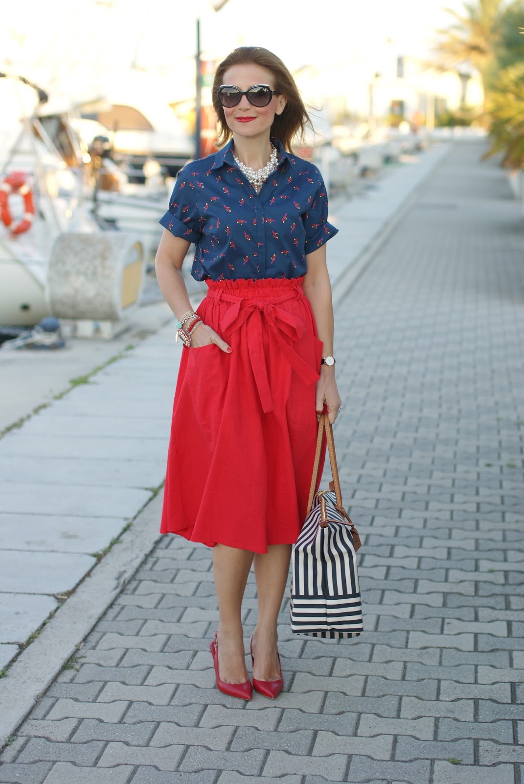 Roberta Pieri: Robertina bag for my summer holiday style | Fashion and ...