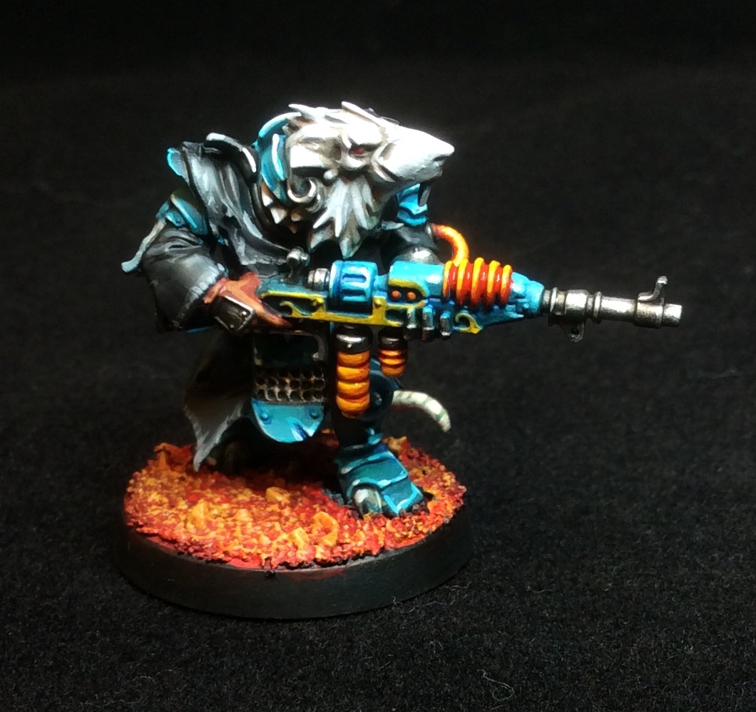 Tabletop Apocalypse: Squaduary, 40k Skaven - Painting Test Miniature