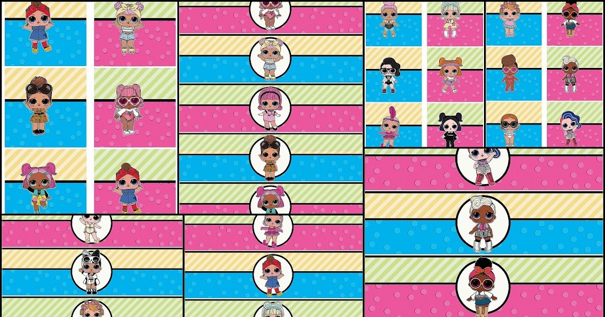 LOL Surprise Free Printable Labels. - Oh My Fiesta! in english