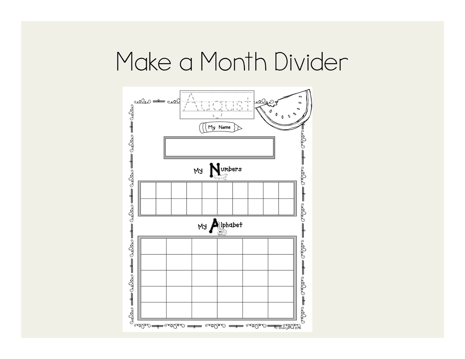 Kindergarten Kiosk: Creating a Kindergarten Portfolio