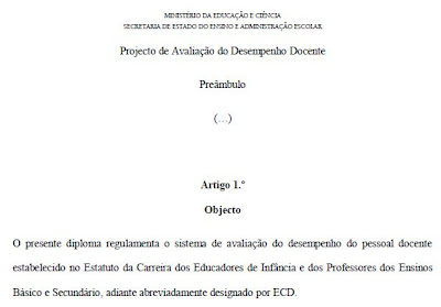 PROFESSORES LUSOS: Proposta do novo Modelo de ADD