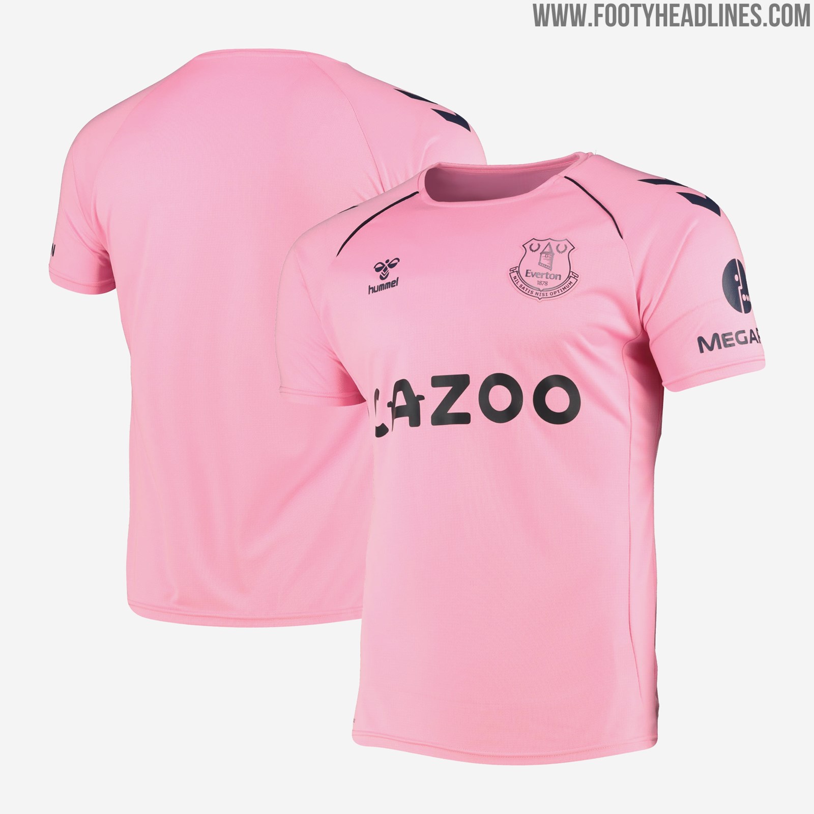 Pretty Pink: 2 Hummel Everton 20-21 Training Kits + Full Collection ...