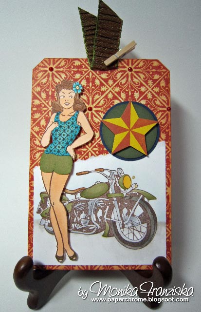 Paper Chrome: Vintage Bombshell Tag