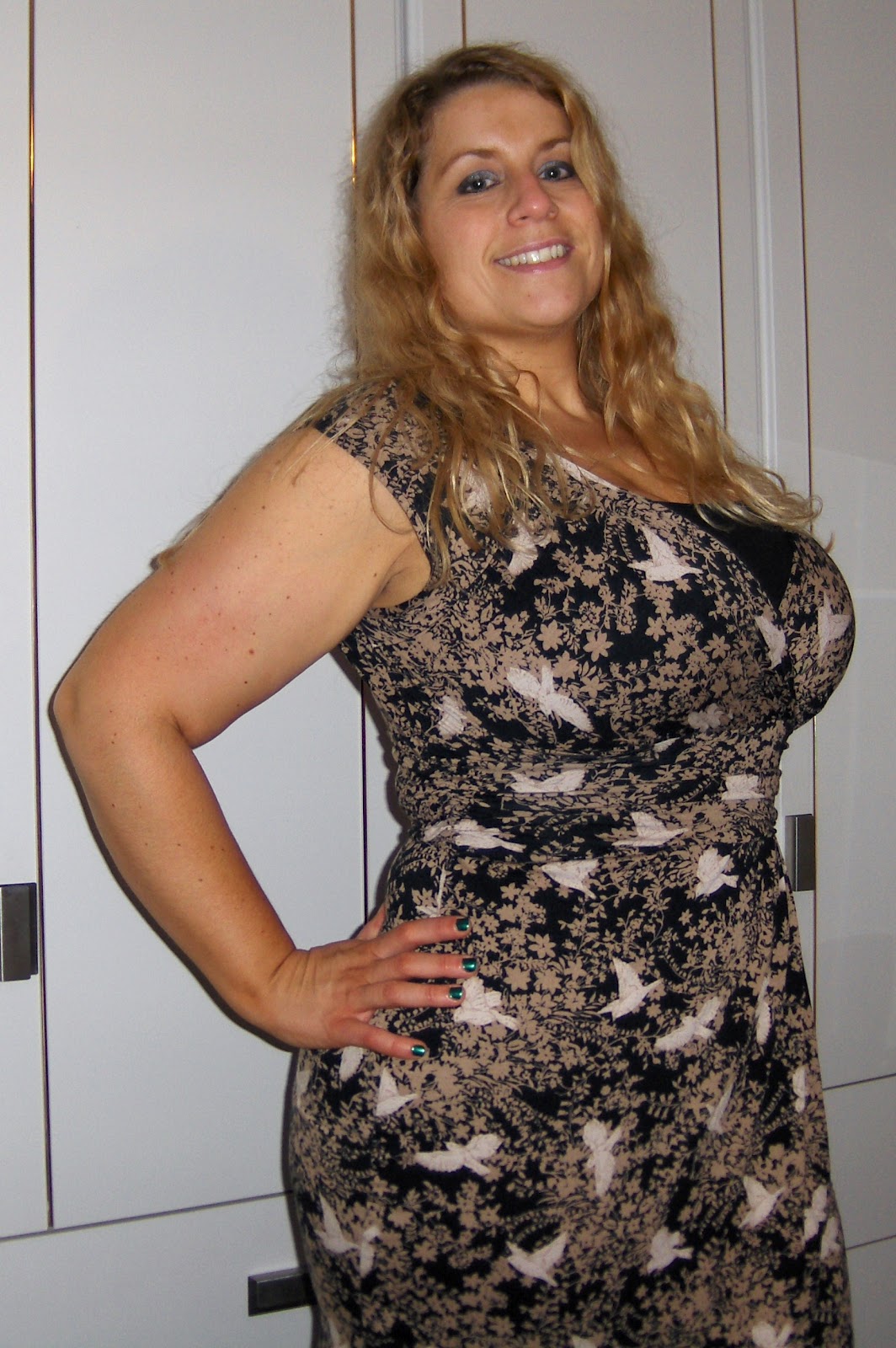 Dorothy Perkins Birdie Dress 14 16 - Curvy Wordy