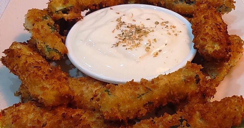 sarguna's fantabulous kitchen: Crispy Deep Fried Parmesan Courgette