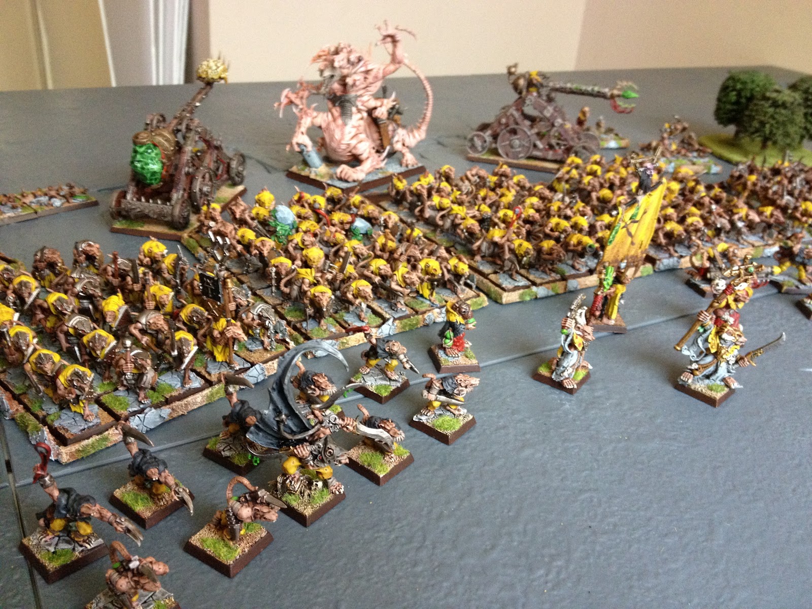 elfordminis: Yellow Skaven Army!