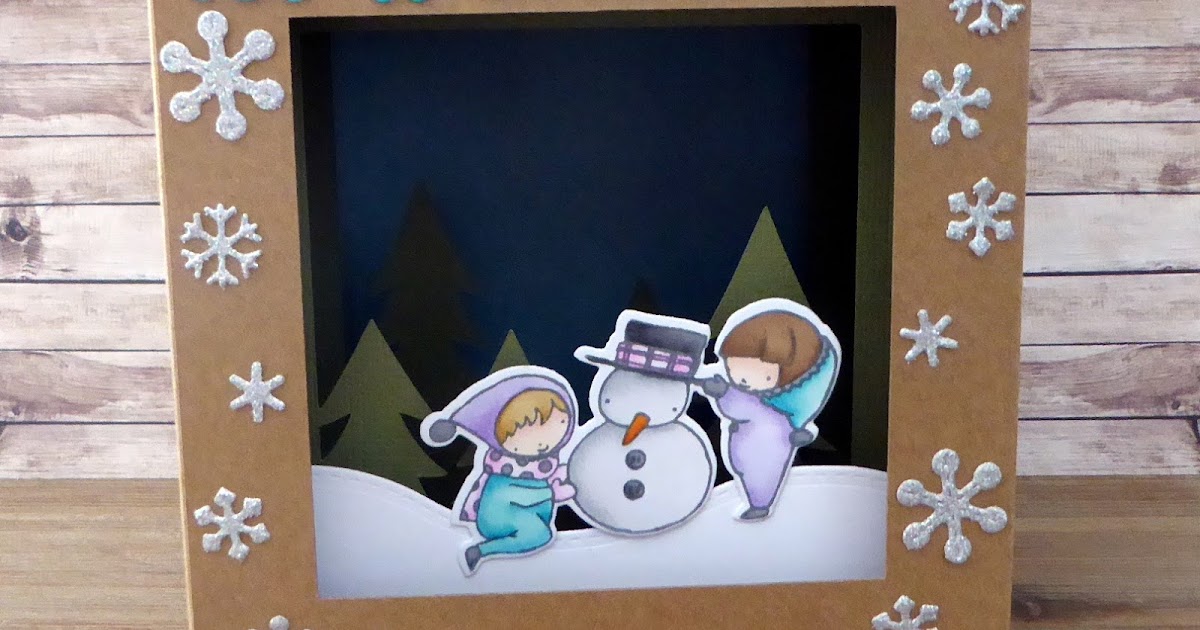 Little Art Cottage: Let it Snow Shadow Box