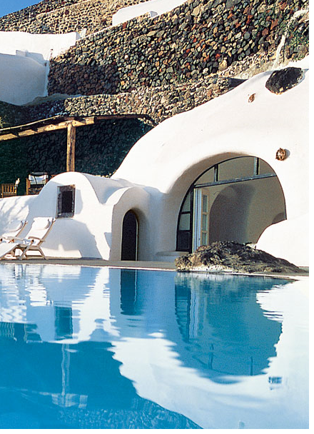 Santorini, Greece - Cave Pool - Travel