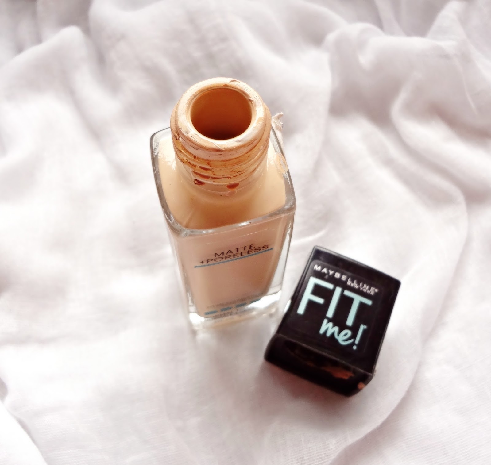 Maybelline Fit me! Matte+Poreless Foundation, 128 Warm Nude: Review ...