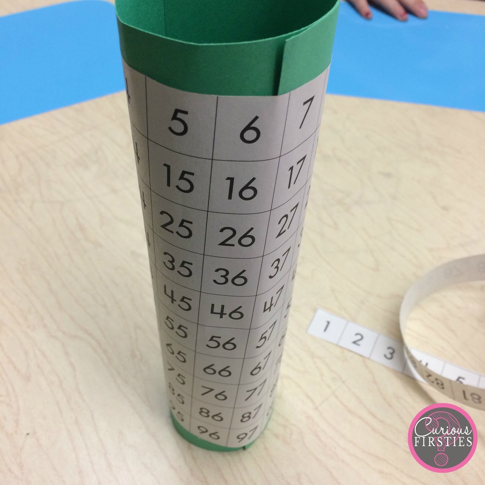 Curious Firsties: Number Line versus Hunderds Chart
