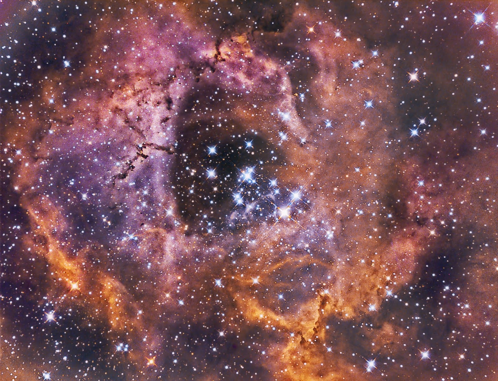 IL MIO SPAZIO: NGC2244 - Rosette Nebula (Monoceros) - LRGB + Narrowband