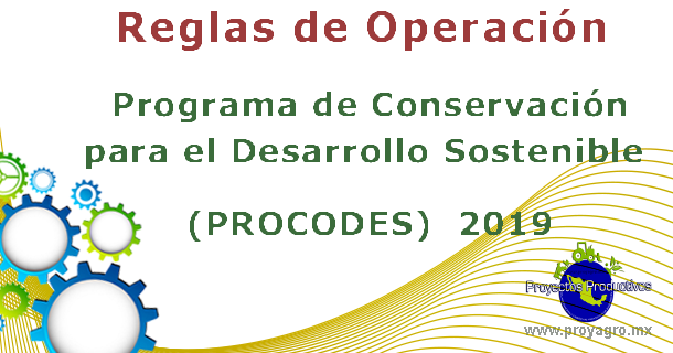 REGLAS de Operación del Programa (PROCODES) 2019 | ProyAgro: Diseño y elaboración de Proyectos ...