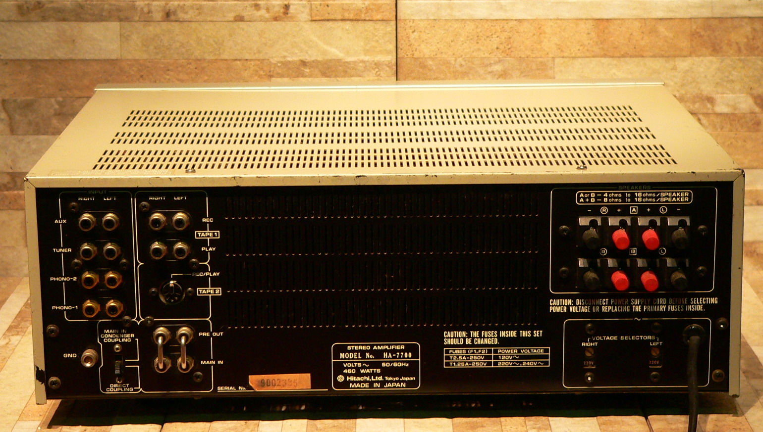 su-distribuidor audio hi-fi and hi-end: Amplificador Hitachi Ha-7700 ...