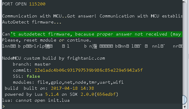 葉難 Esp8266：第一次接觸adafruit Huzzah Esp8266 Breakout，燒錄韌體nodemcu、arduino