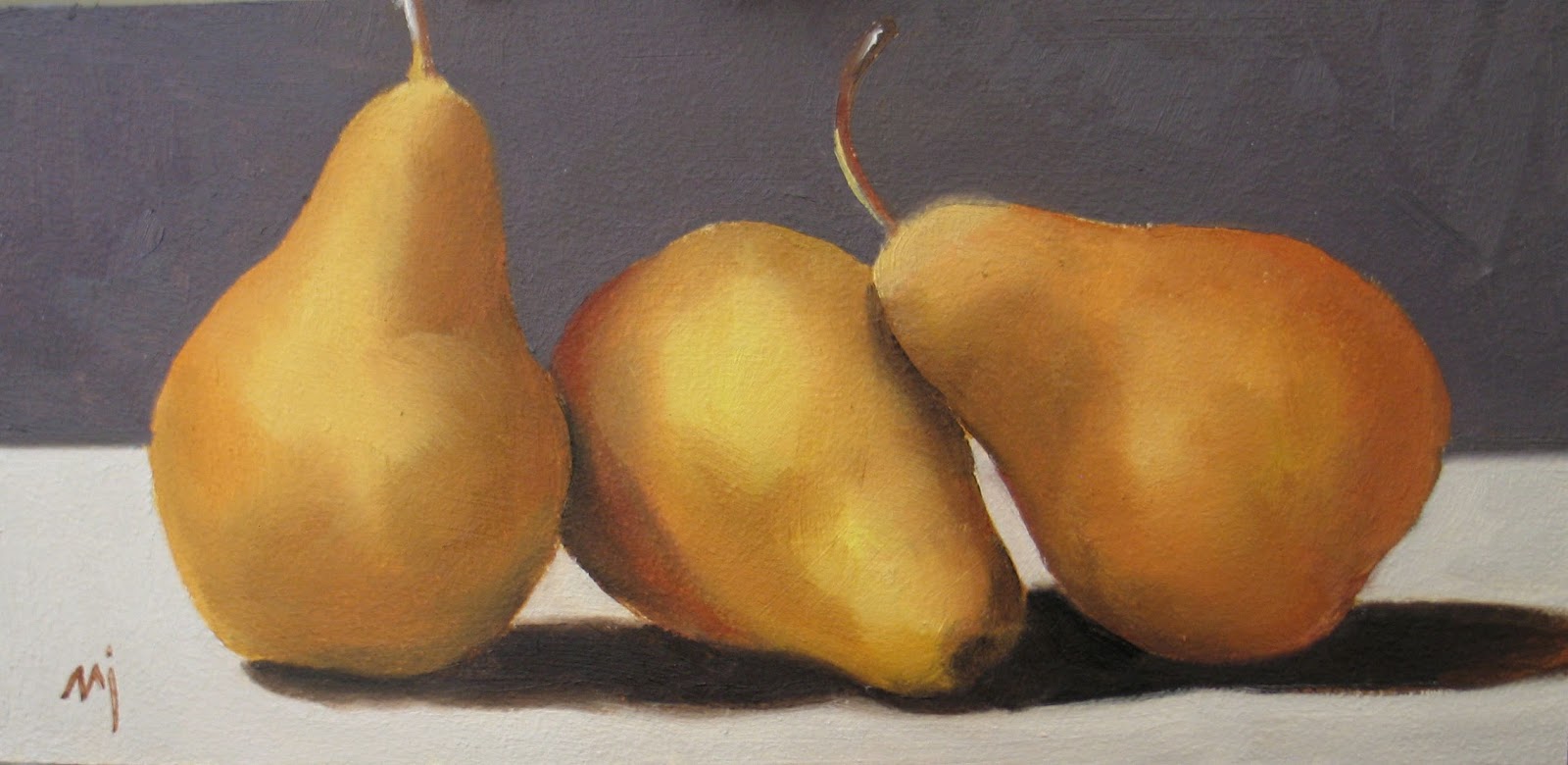 Nel s Everyday Painting Three Bosc Pears SOLD nel-s-everyday-painting-three-bosc-pears-sold