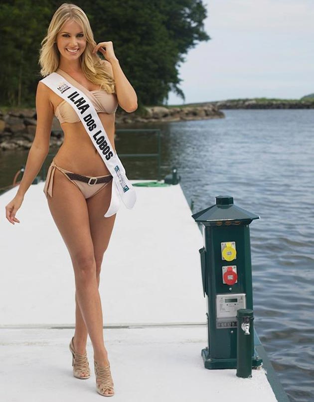 Mundo Miss: Sancler Frantz Miss Ilha dos Lobos é a Miss Brasil Mundo 2013