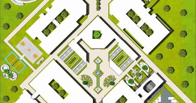 Render Architectural Master Plans And Sections | Architecture & Floor Plans