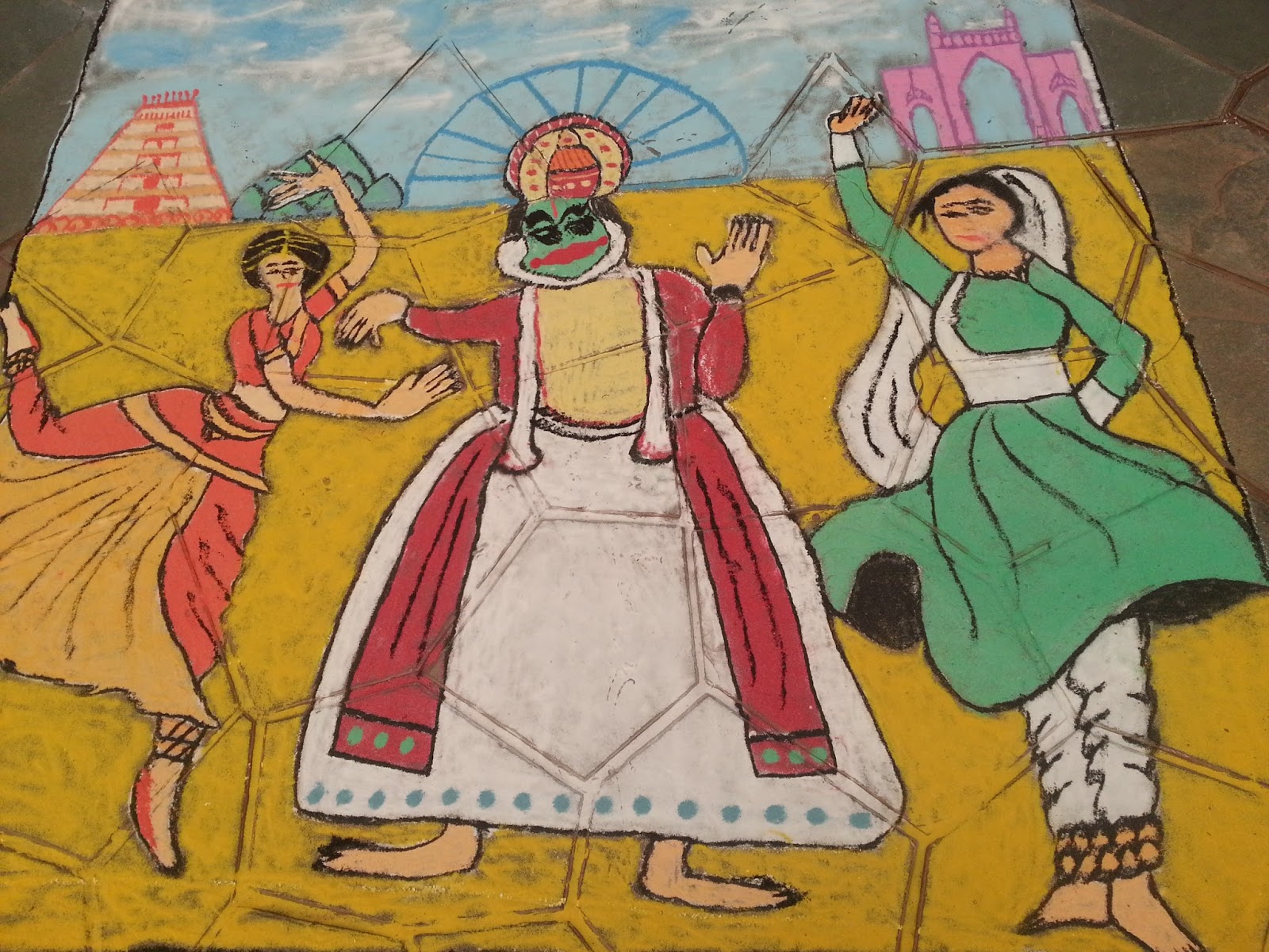 Life's little treasures: Rangoli competition themes