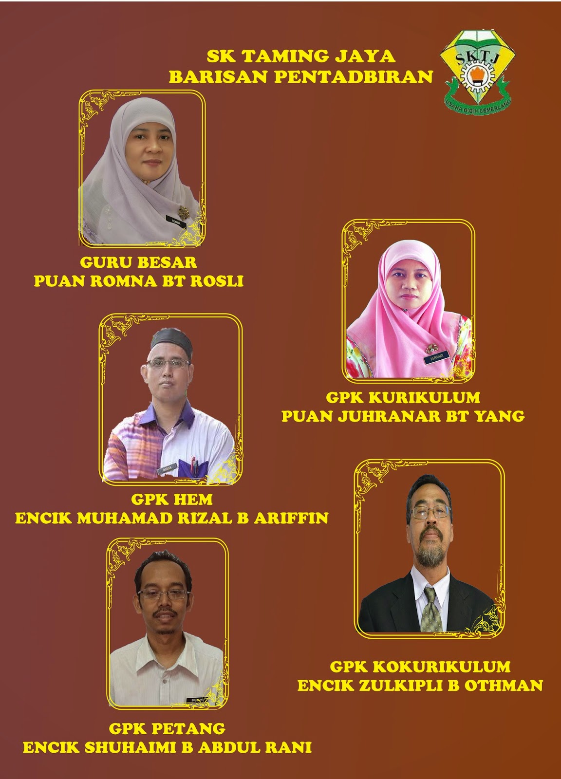 SK TAMING JAYA, BALAKONG: PENTADBIRAN BAHARU SK TAMING JAYA