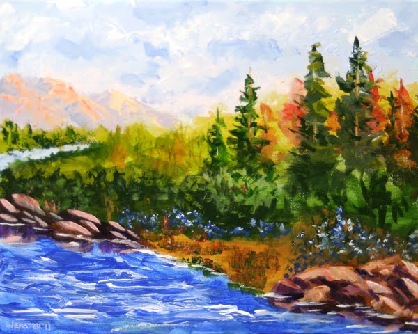 Daily Painters Abstract Gallery: Mark Webster - Impressionist Landscape ...