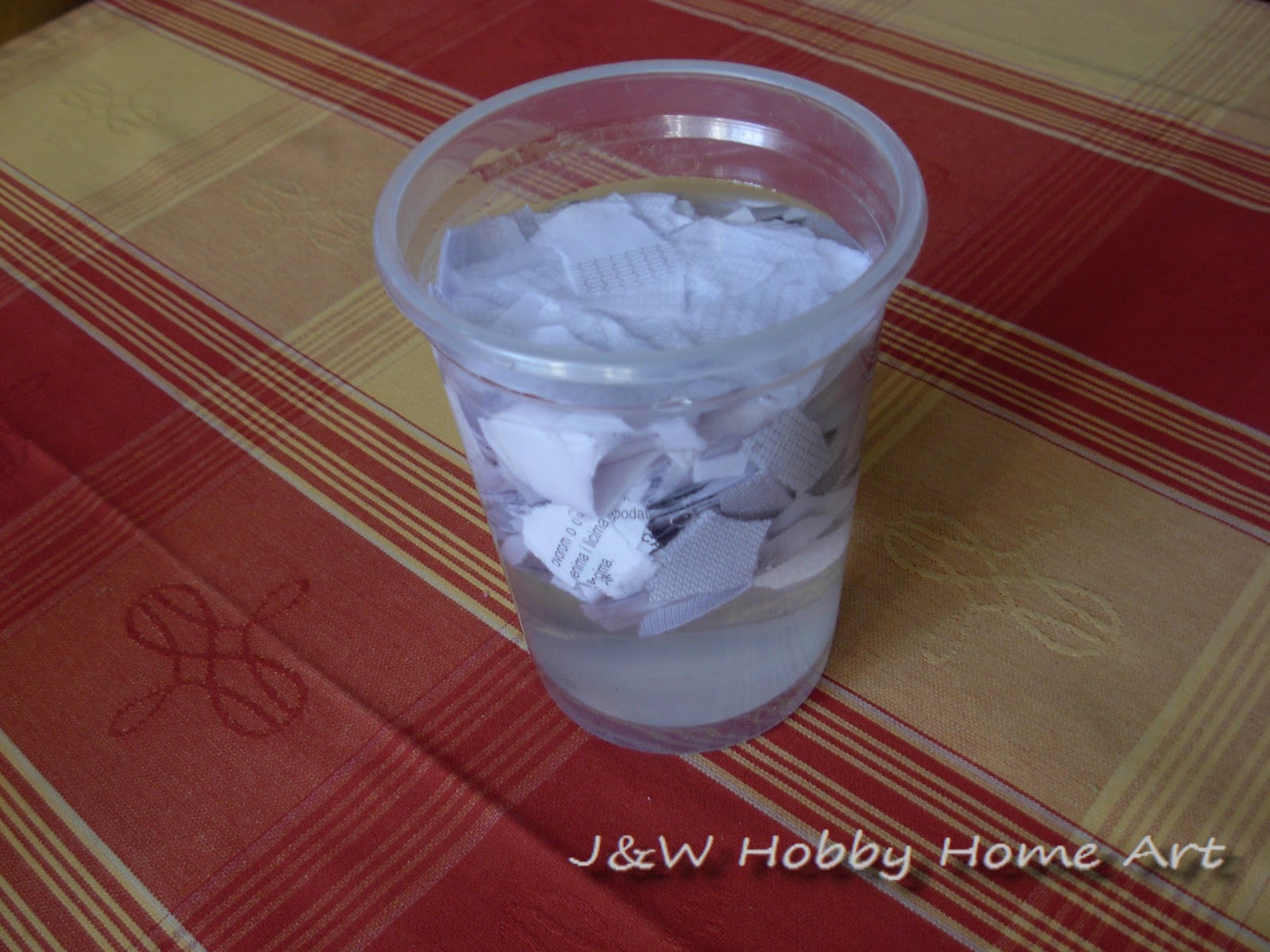 J & W Hobby Home Art: Recikliranje papira -kako da napravite svoj papir